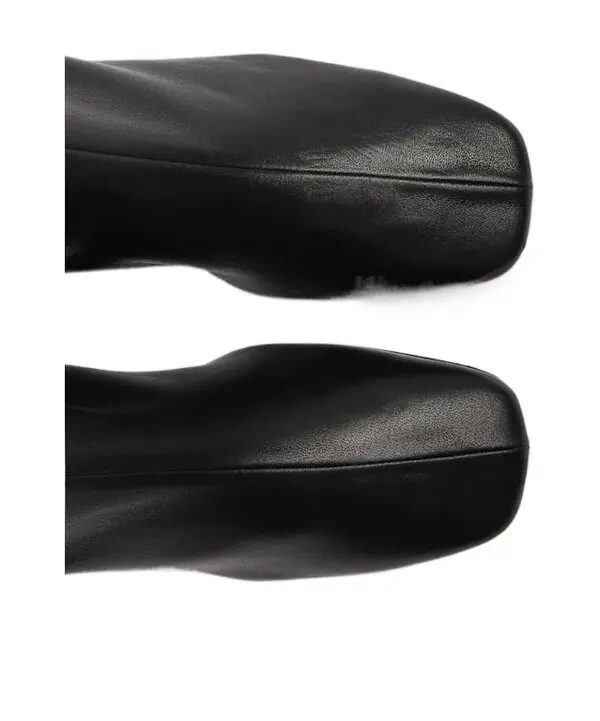 Dries Van Noten 65mm Heeled Leather Ankle Boots