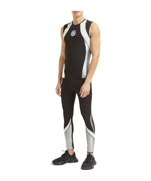 Dolce & Gabbana Logo Viscose Blend Leggings