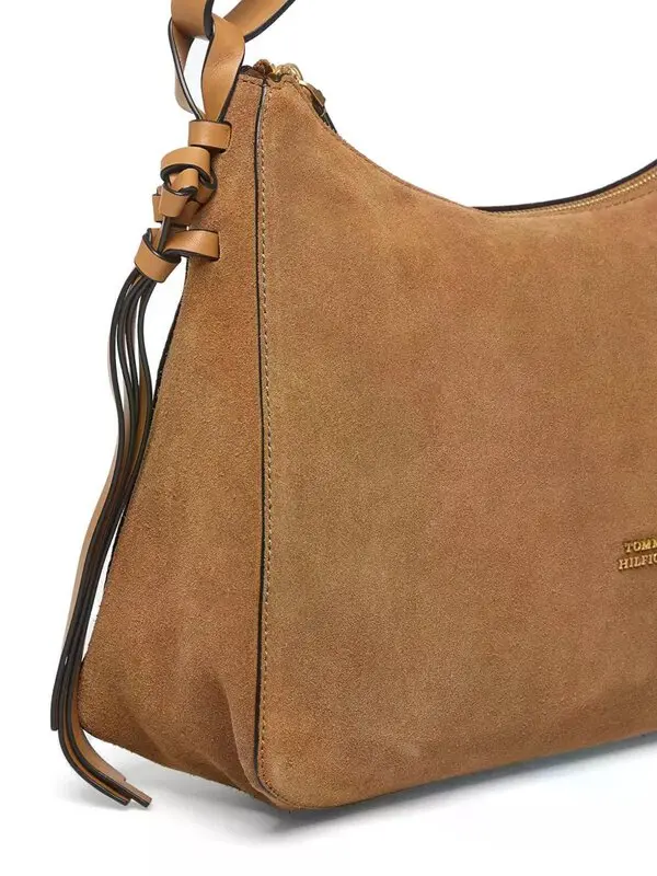 Tommy Hilfiger Suede Shoulder Bag