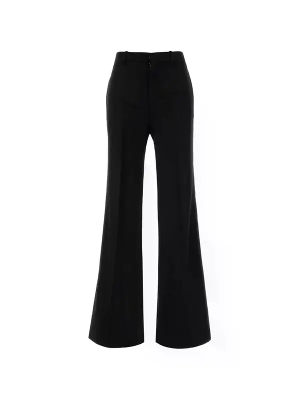 Chloé Pressed-crease Flared Trousers