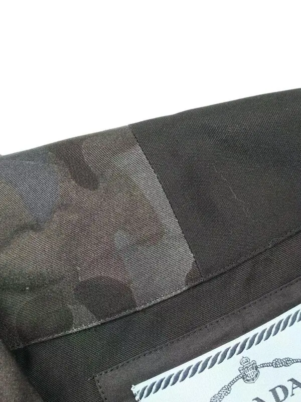 Prada Double Match Camouflage-print Shirt