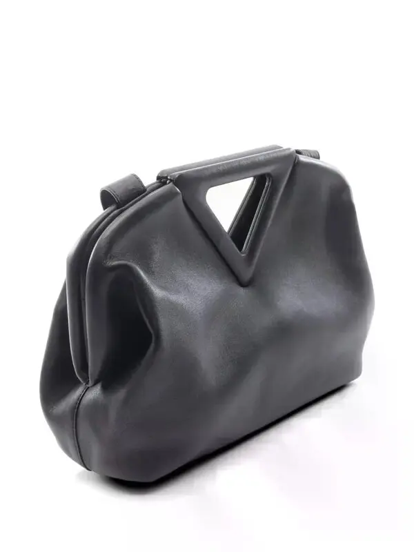Bottega Veneta Medium Leather Two-way Handbag - Black