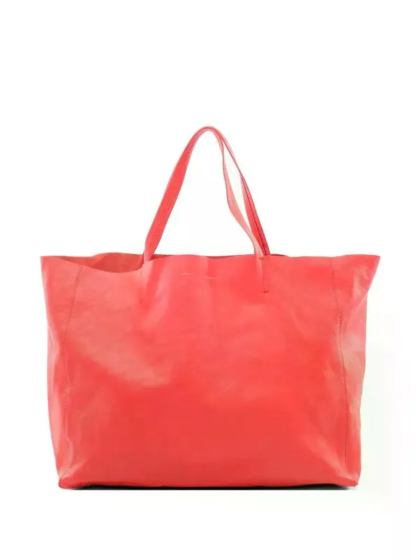 Celine Horizontal Cabas Tote Bag - Red