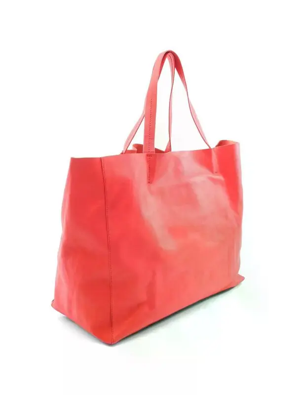 Celine Horizontal Cabas Tote Bag - Red