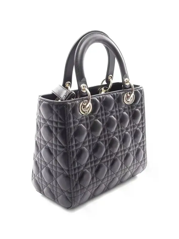 Dior Lady Medium Handbag - Black