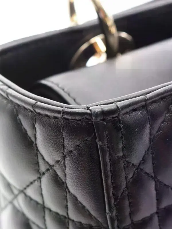 Dior Lady Medium Handbag - Black