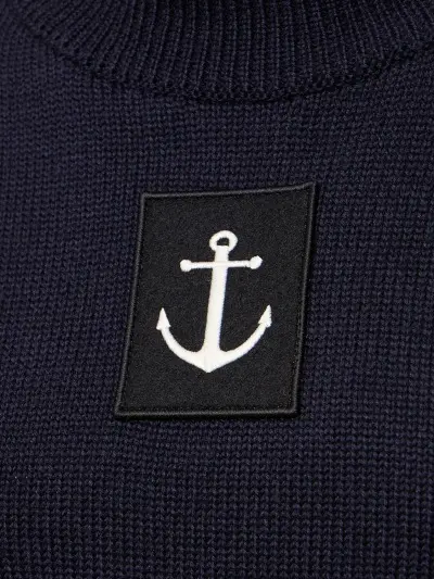 JIL SANDER Embroidered Logo Turtleneck Sweater