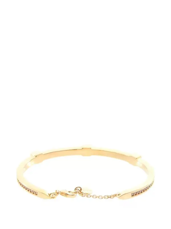 Fendi 2020s Forever Rhinestone Embellished Bracelet