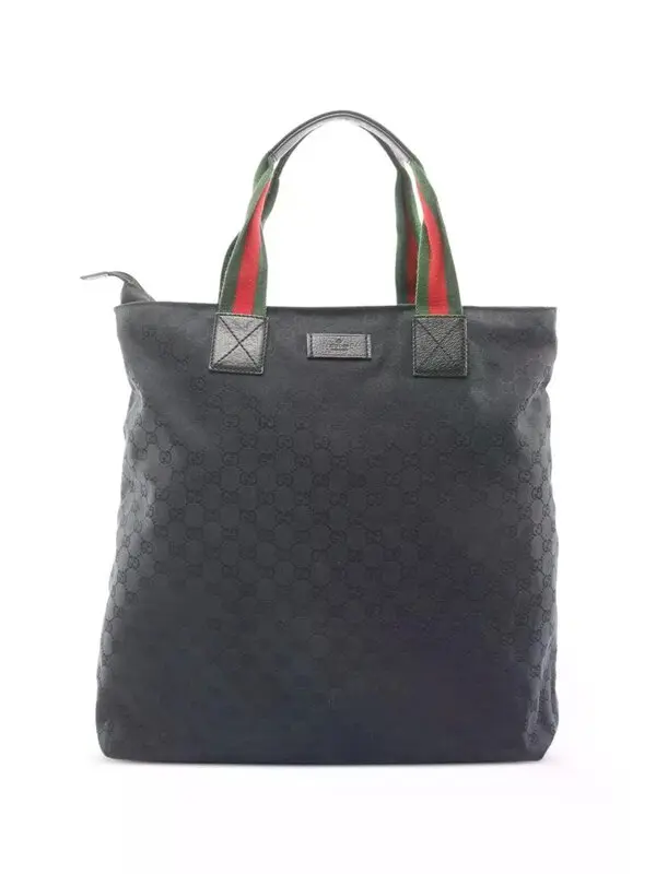 Gucci Gg Canvas Sherry Line Tote Bag