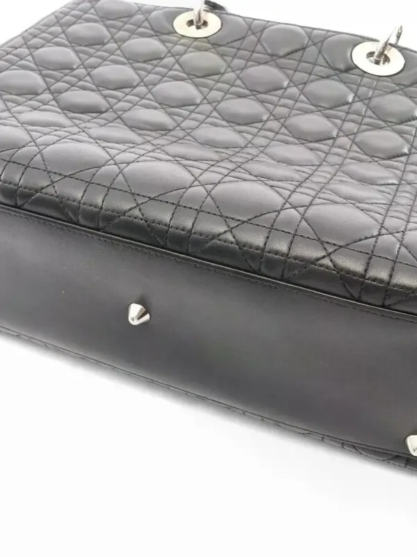 Dior Large Lady Tote Bag - Black