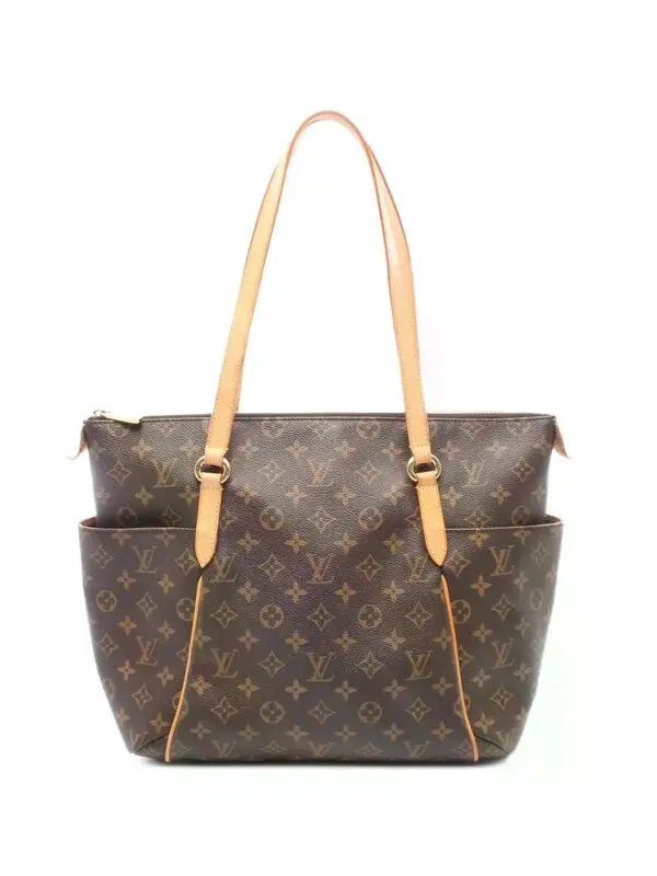 LOUIS VUITTON Monogram Canvas Tote Bag - Brown