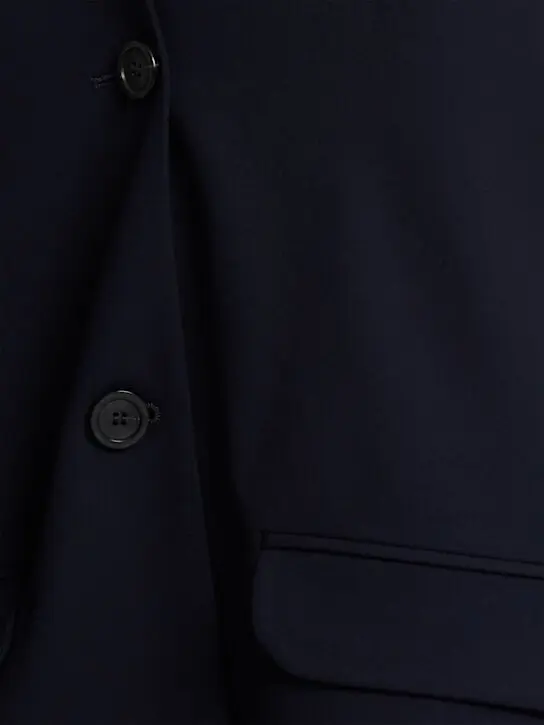 Fabiana Filippi Collarless Buttoned Jacket With Three Pockets