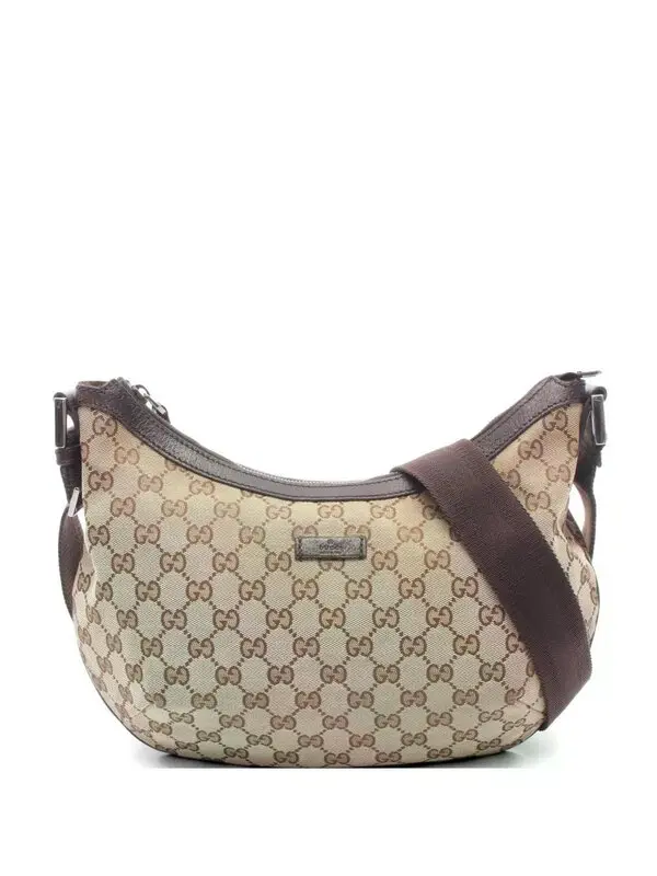 Gucci Gg Canvas Shoulder Bag - Neutrals