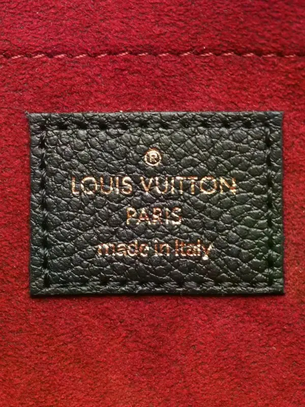 LOUIS VUITTON Monogram Empreinte Félicie Chain Clutch - Black