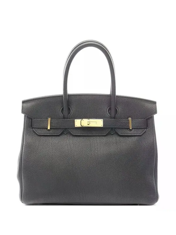 Hermès Birkin 30 Togo Leather Tote Bag - Black