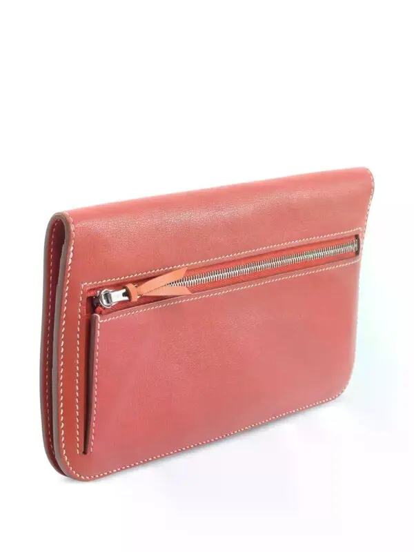 Hermès 2013 Dogon Long Bi-fold Wallet - Red