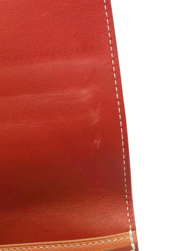 Hermès 2013 Dogon Long Bi-fold Wallet - Red