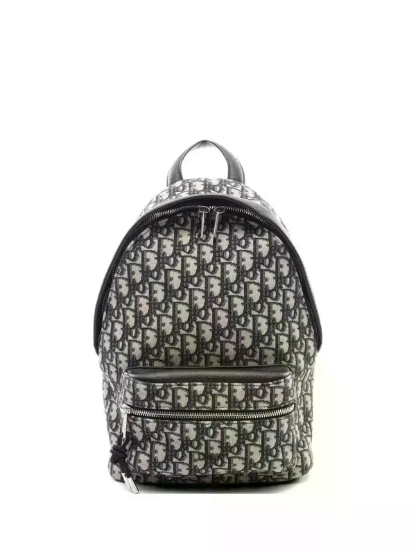 Dior Rider Oblique Jacquard Backpack - Neutrals