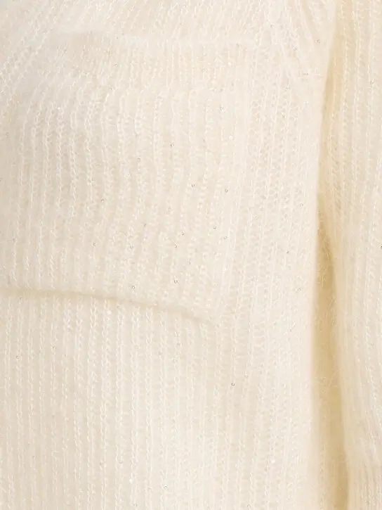 Fabiana Filippi Short Sleeve Knit Polo Top - White