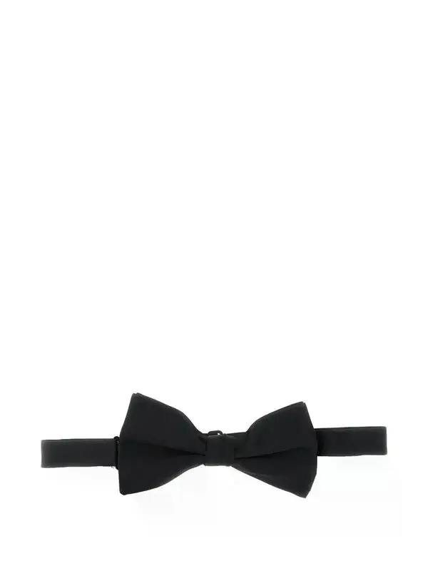 Valentino Garavani Silk Satin Bow Tie - Black