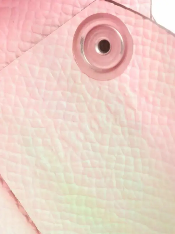 Hermès 2025 Calvi Card Holder - Pink