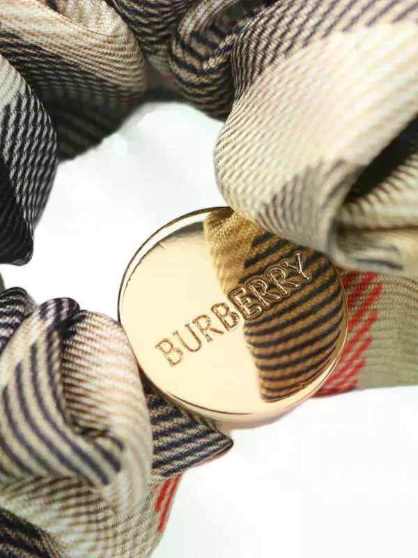 Burberry Check Silk Scrunchie