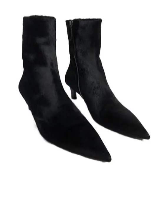 Marsèll Pony Hair Ankle Boots - Black