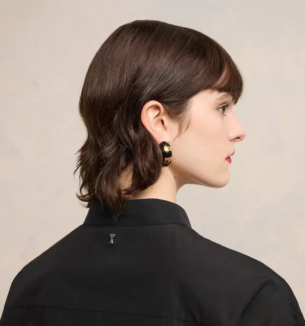 Ami Logo Plaque Short-sleeved Shirt