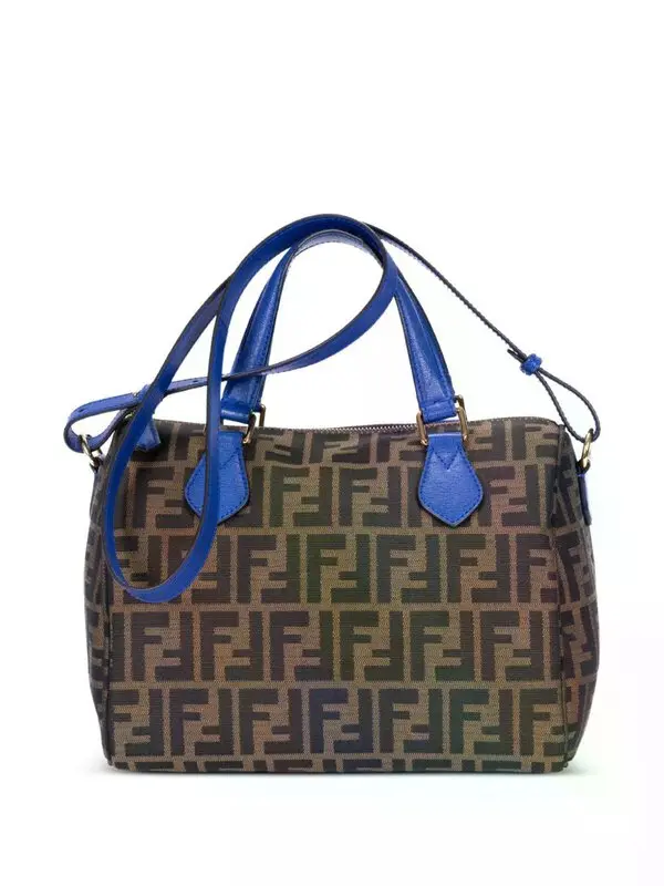 Fendi Zucca Boston Handbag