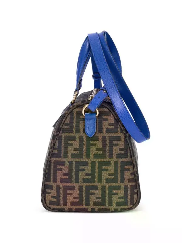 Fendi Zucca Boston Handbag