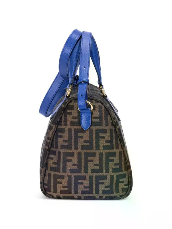 Fendi Zucca Boston Handbag