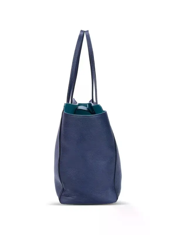 Gucci Swing Leather Tote Bag - Blue