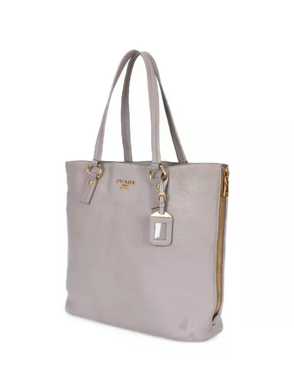 Prada Side Zip Tote Bag