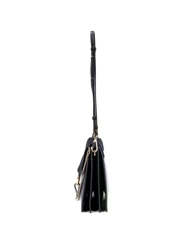 Chloé Faye Ring Shoulder Bag - Black