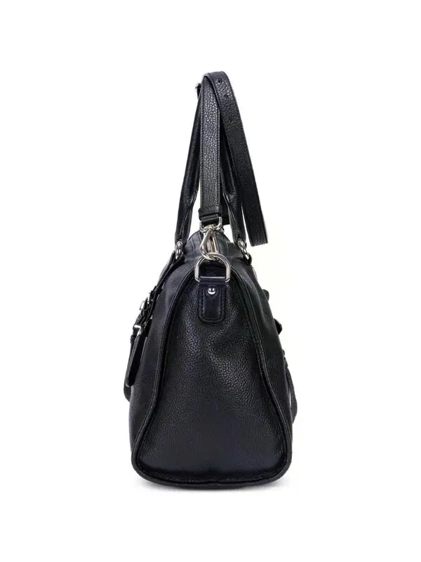 Prada Front Pocket Leather Tote Bag