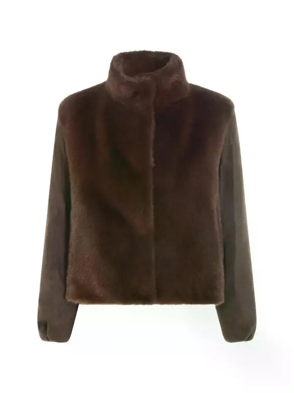 Herno Faux-fur Panelled Jacket