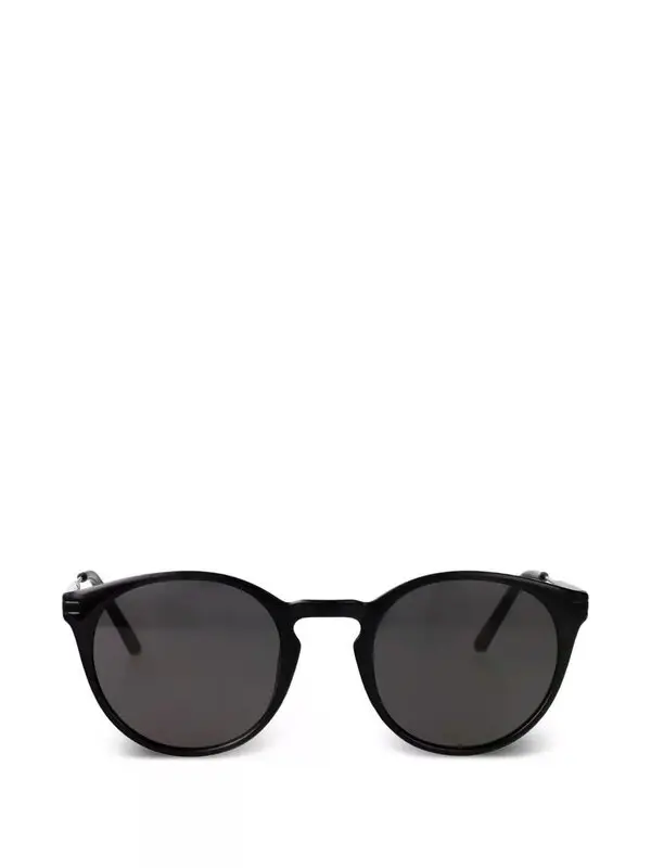 Calvin Klein Round Frame Sunglasses - Black