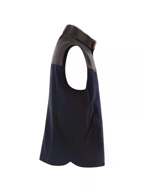 Brunello Cucinelli Shearling-collar Gilet