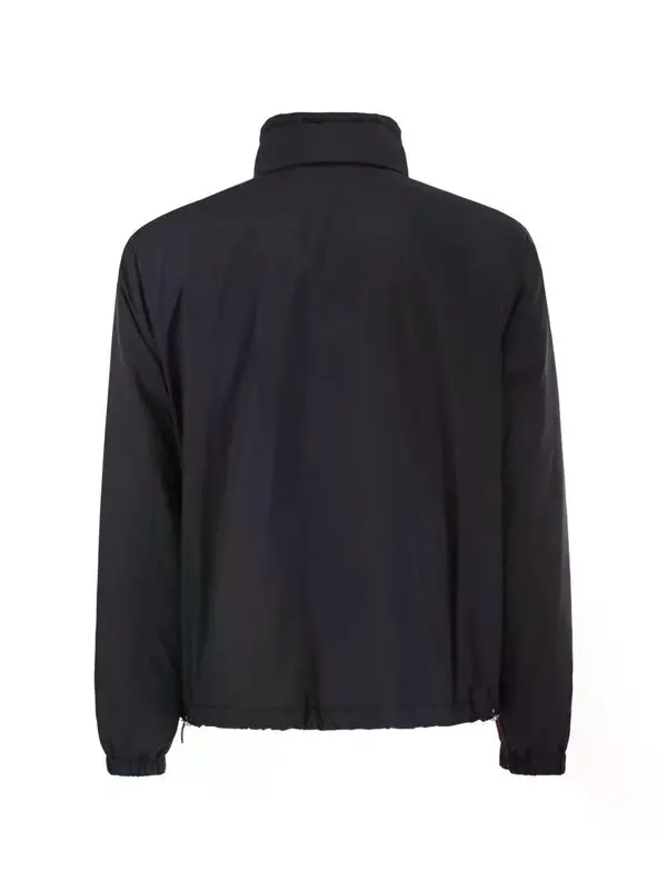 Brunello Cucinelli Navy Padded High Neck Jacket