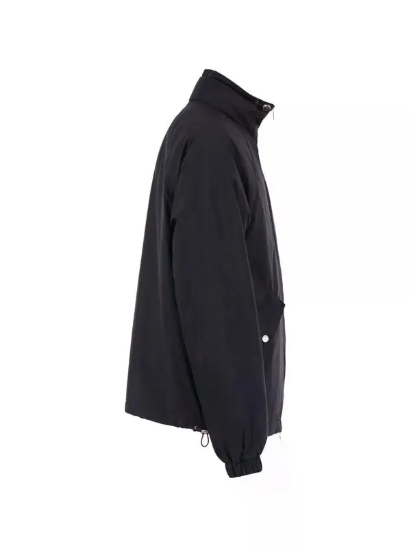Brunello Cucinelli Navy Padded High Neck Jacket
