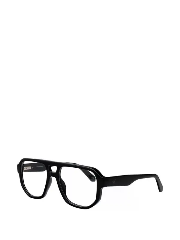 Calvin Klein Pilot-frame Geometric Eyeglasses