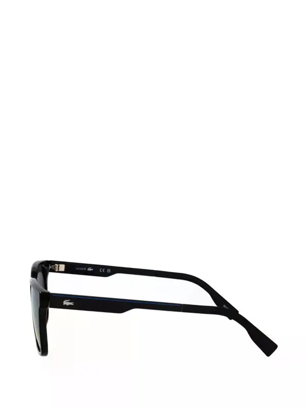 Lacoste Rectangle Frame Sunglasses With Logo Plaque