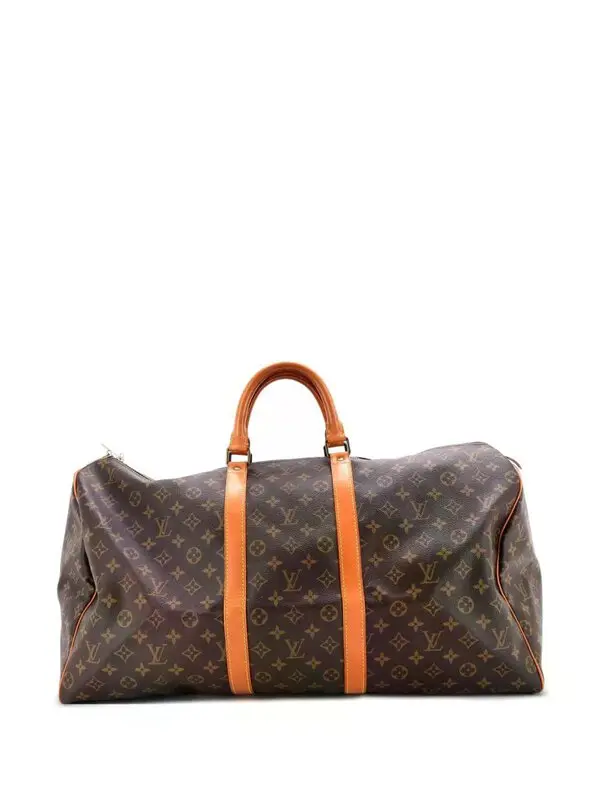 LOUIS VUITTON Keepall 55 Monogram Canvas Travel Bag