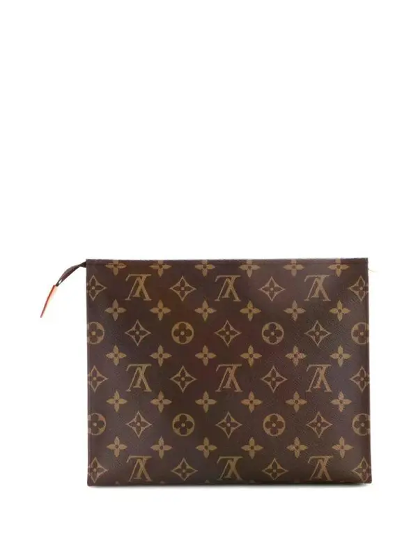 LOUIS VUITTON Trio Toiletry Set Monogram Canvas Pouch