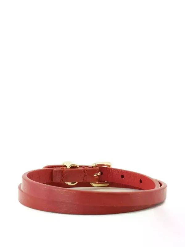 Valentino Garavani Vlogo Signature Wrap Bracelet - Red