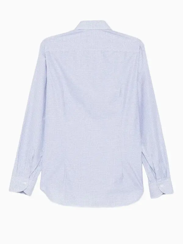 Canali Checked Cotton Shirt