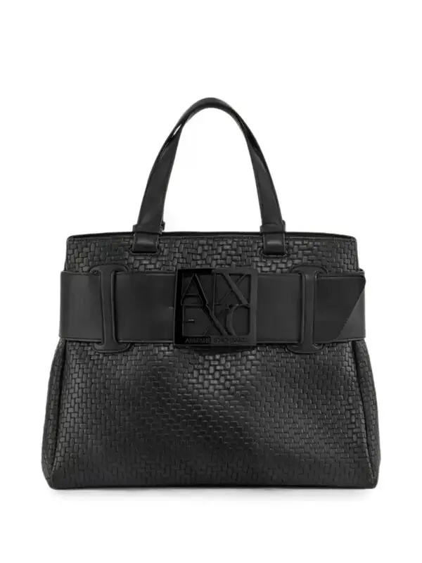 Armani Exchange Logo Plaque Shoulder Bag