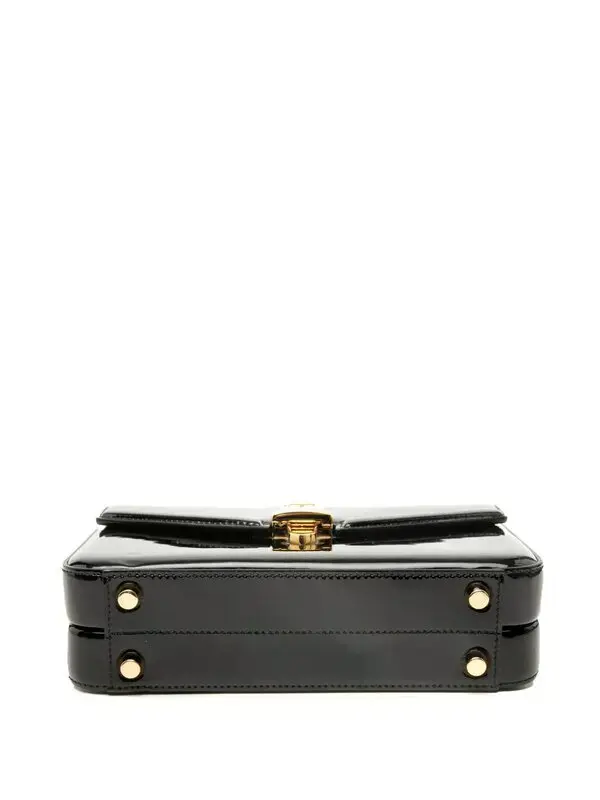 Gucci Patent Sylvie 1969 Top Handle Bag Satchel