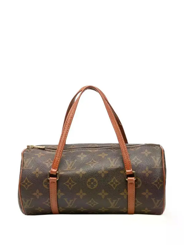 LOUIS VUITTON 1988 Monogram Papillon 26 Handbag - Brown
