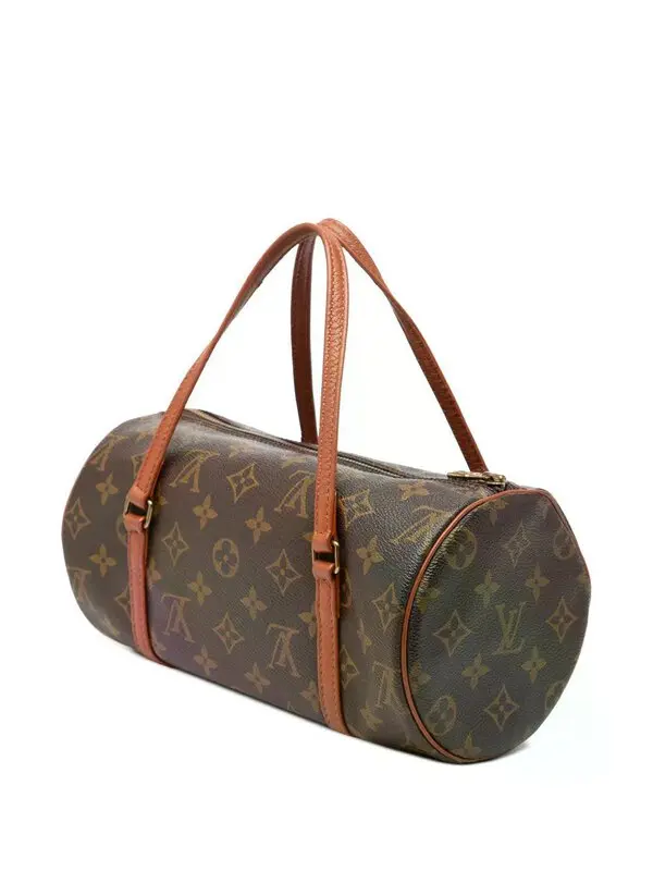 LOUIS VUITTON 1988 Monogram Papillon 26 Handbag - Brown